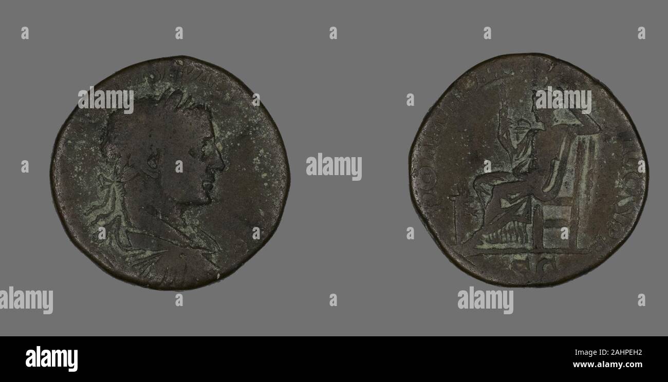 Ancient Roman. Sestertius (Coin) Portraying Emperor Severus Alexander ...