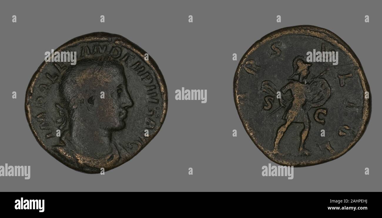 Ancient Roman. Sestertius (Coin) Portraying Emperor Severus Alexander ...