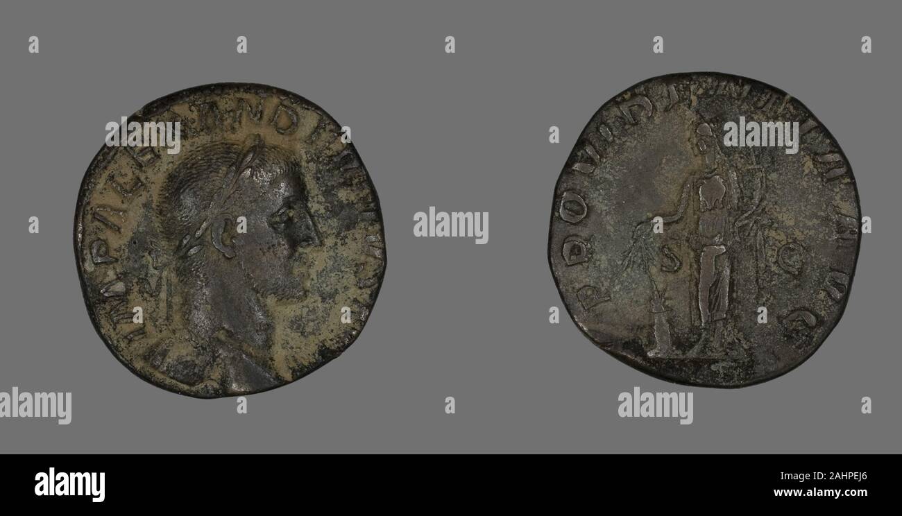 Ancient Roman. Sestertius (Coin) Portraying Emperor Severus Alexander ...