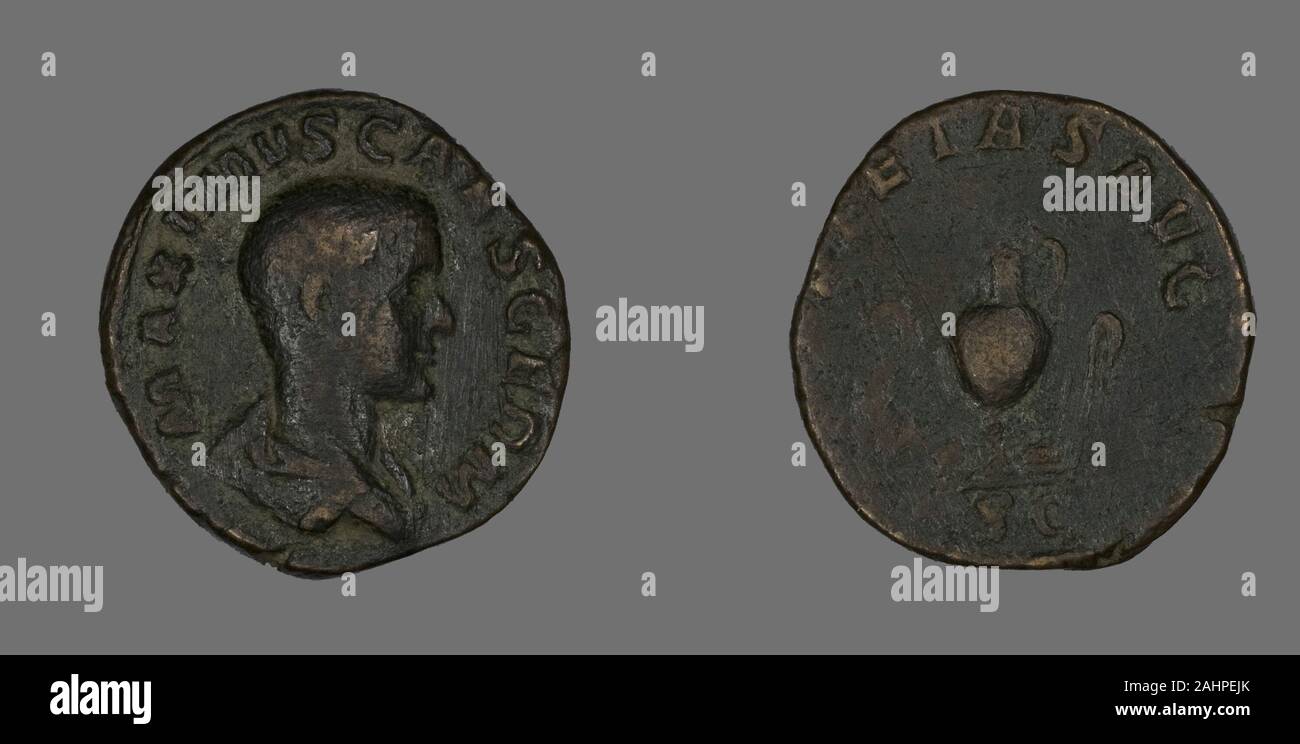 Ancient Roman. Sestertius (Coin) Portraying Emperor Maximus. 236 AD–238 ...