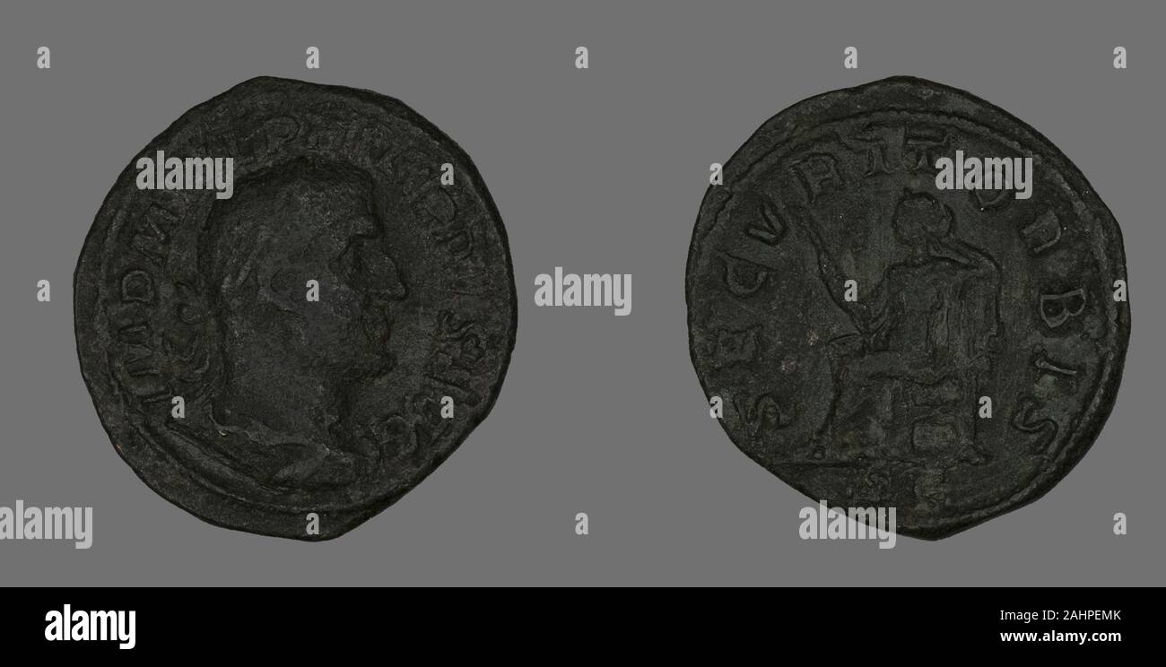 Ancient Roman. Sestertius (Coin) Portraying Philip the Arab. 244 AD–249 ...