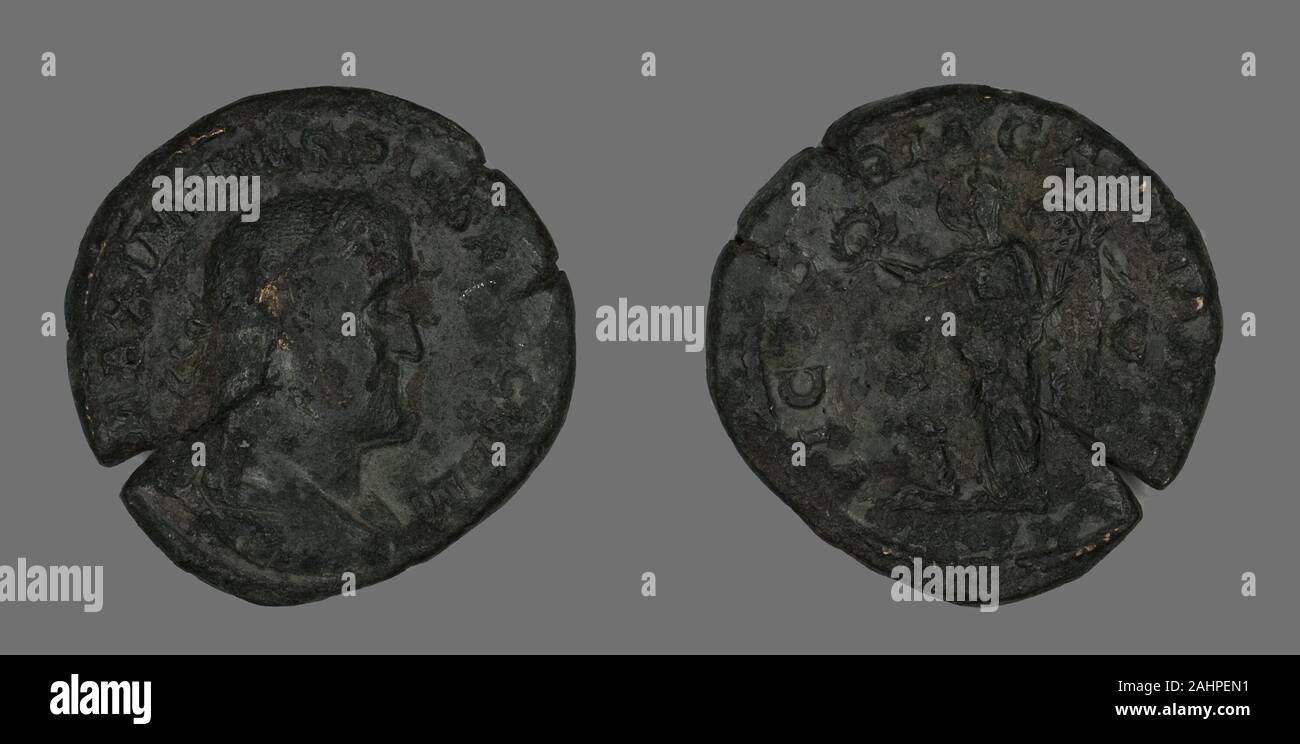 Ancient Roman. Sestertius (Coin) Portraying Emperor Maximinus. 235 AD ...