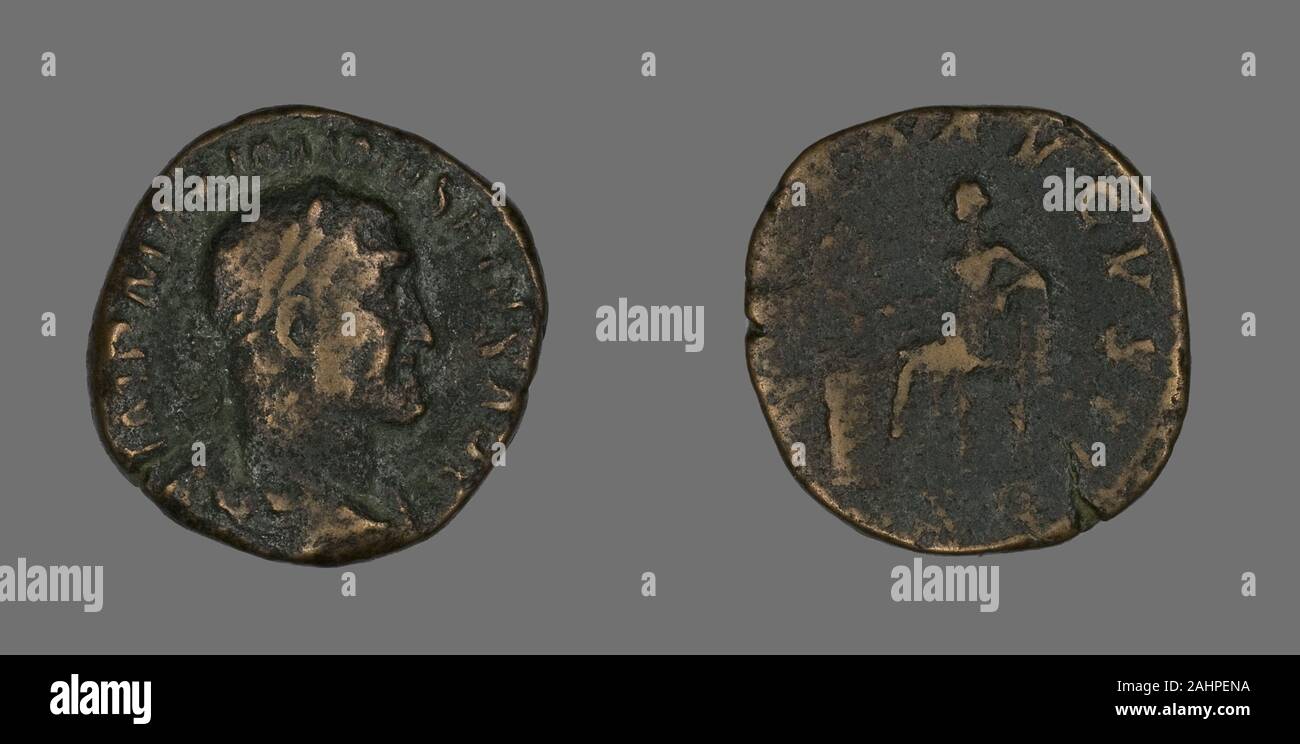 Ancient Roman. Sestertius (Coin) Portraying Emperor Maximinus. 235 AD ...