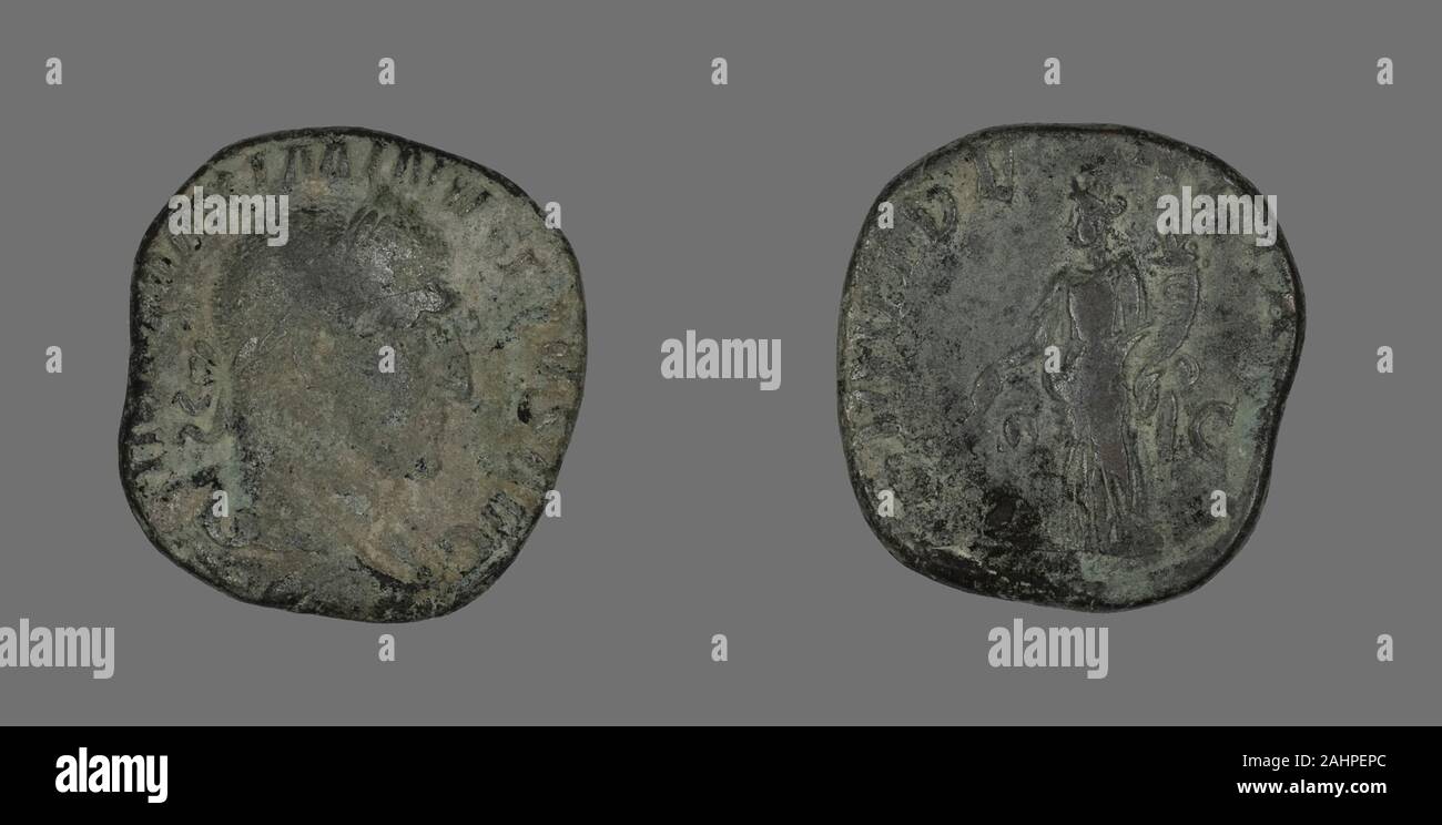 Ancient Roman. Sestertius (Coin) Portraying Emperor Maximinus. 235 AD ...