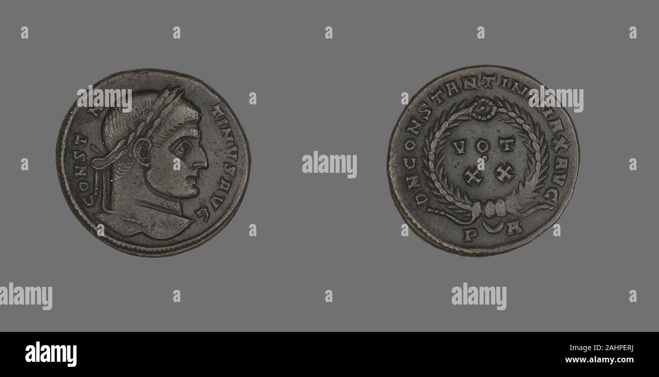 Ancient Roman. Coin Portraying Emperor Constantine I. 321 AD. Roman ...