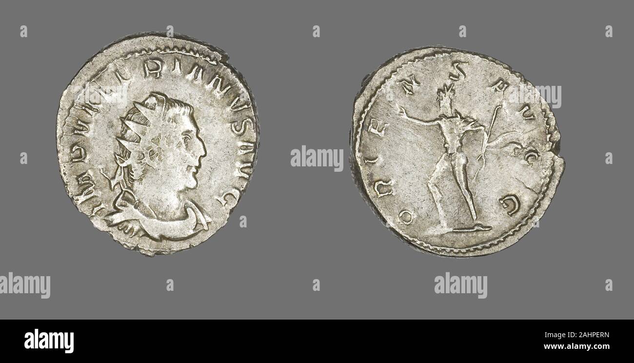 Ancient Roman. Antoninianus (Coin) Portraying Emperor Valerian. 257 AD ...