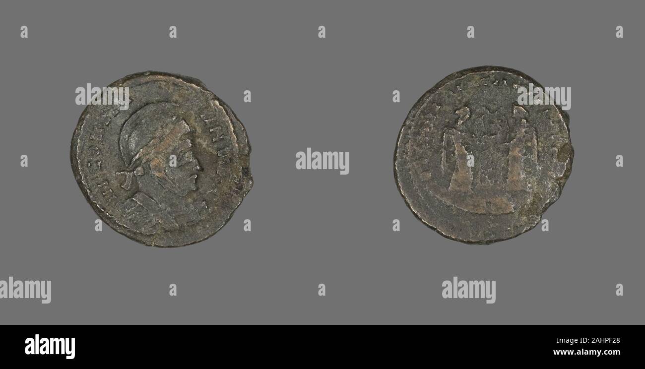 Ancient Roman. Coin Portraying Emperor Constantine I. 318 AD–319 AD ...