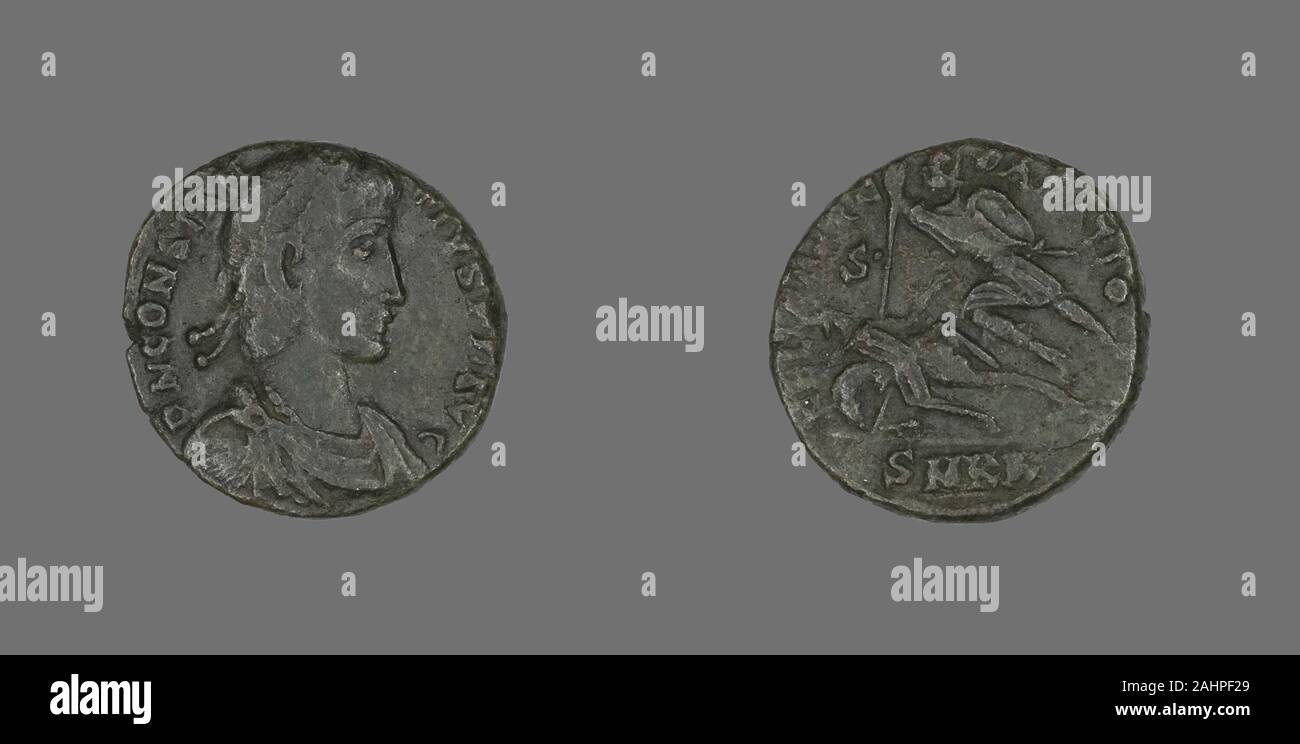 Ancient Roman. Coin Portraying Emperor Constantius II. 351 AD–354 AD ...