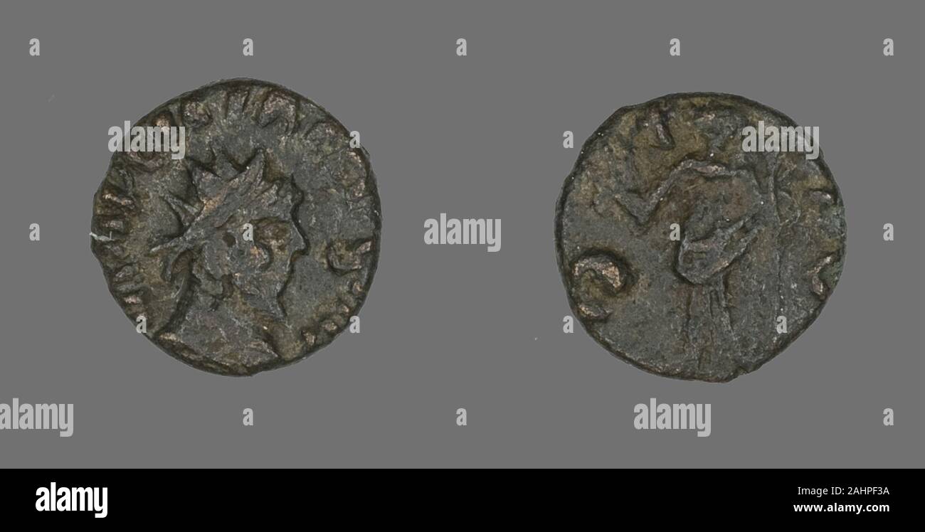 Ancient Roman. Coin Portraying the Radiate Bust of an Emperor. 201 AD ...