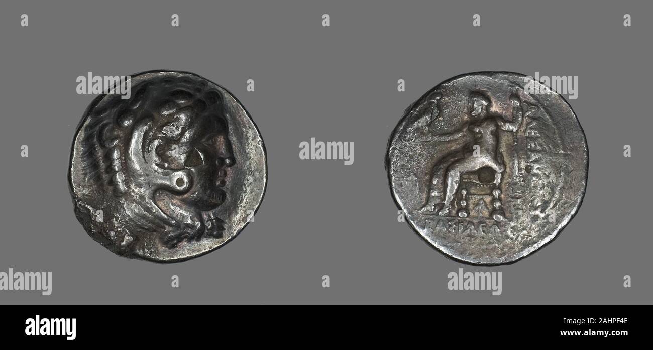 Ancient Roman. Tetradrachm (Coin) Portraying Alexander the Great. 356 ...