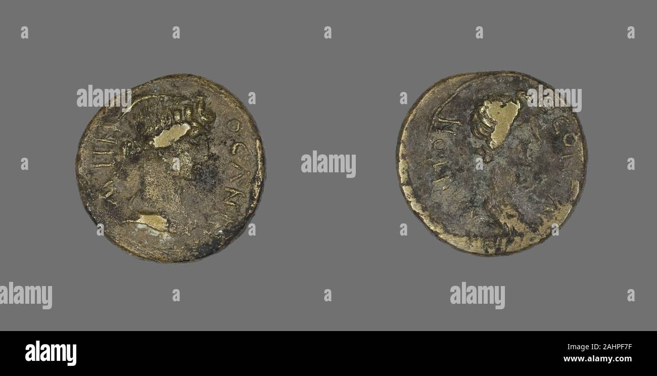 Ancient Roman. Coin Depicting a Female Bust. 27 BC–476 AD. Rome. Silver ...