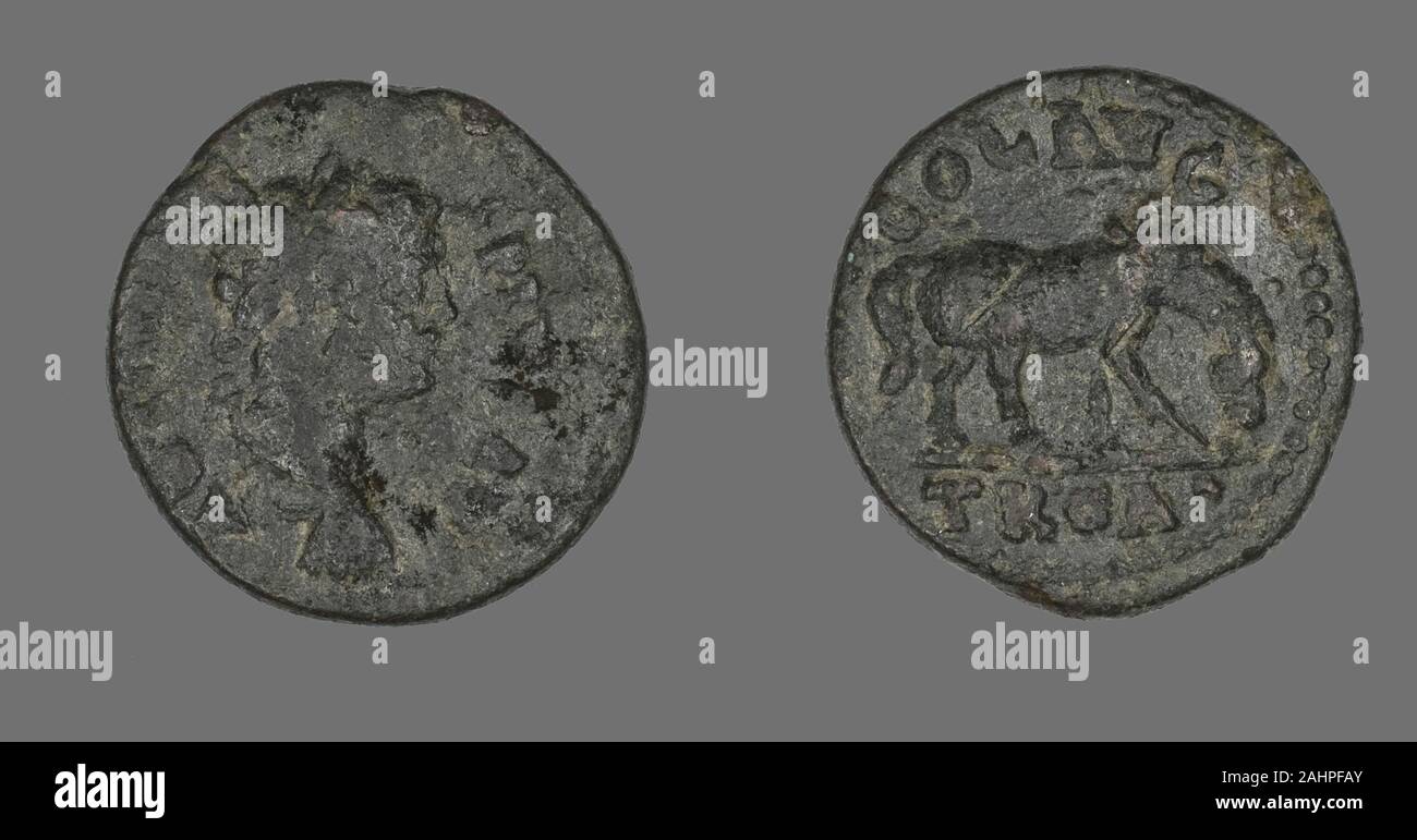 Ancient Roman. Coin Portraying Emperor Caracalla. 198 AD–217 AD. Roman ...