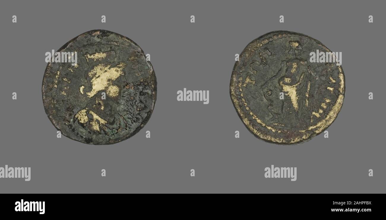 Ancient Roman. Coin Depicting the Goddess Tyche. 238 AD–244 AD. Roman ...