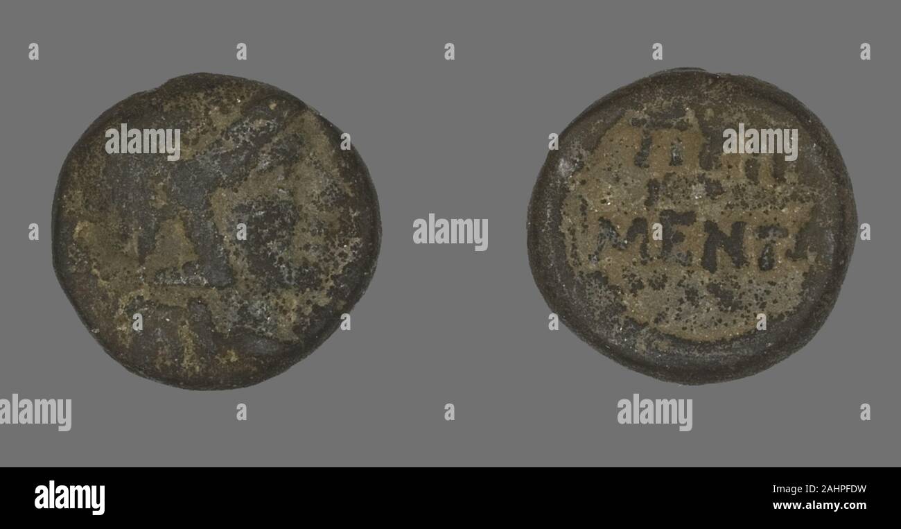 Ancient Greek. Coin Depicting the Goddess Athena. Ancient Greece ...