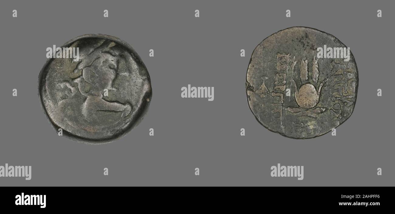 Ancient Greek. Coin Depicting the God Eros. 138 BC–129 BC. Ancient ...