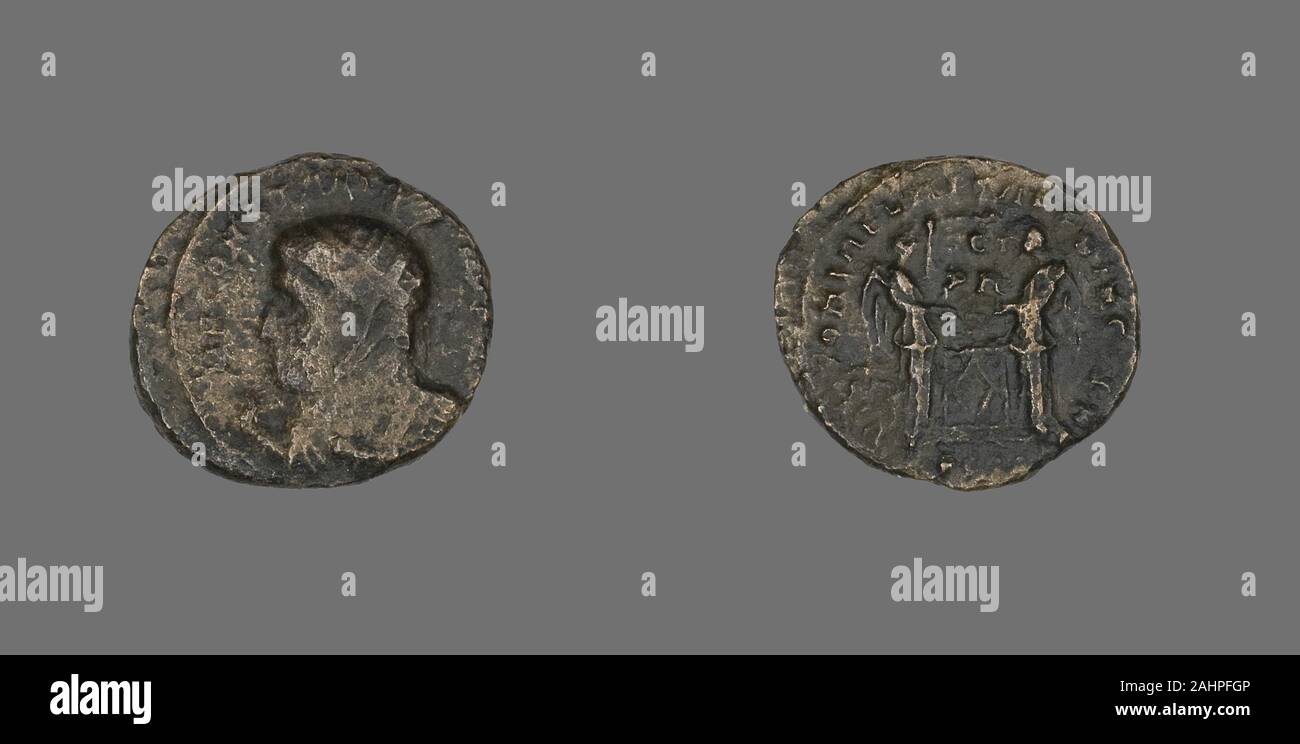 Ancient Roman. Coin Portraying Emperor Constantine I. 319 AD–320 AD ...