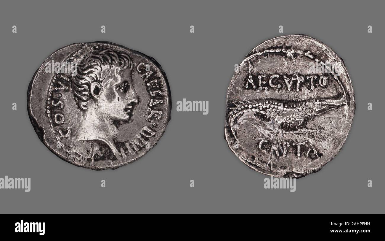 Denarius With Portrait Of Julius Caesar