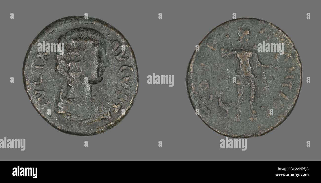 Ancient Roman. Coin Portraying Julia Domna. 193 AD–217 AD. Roman Empire ...
