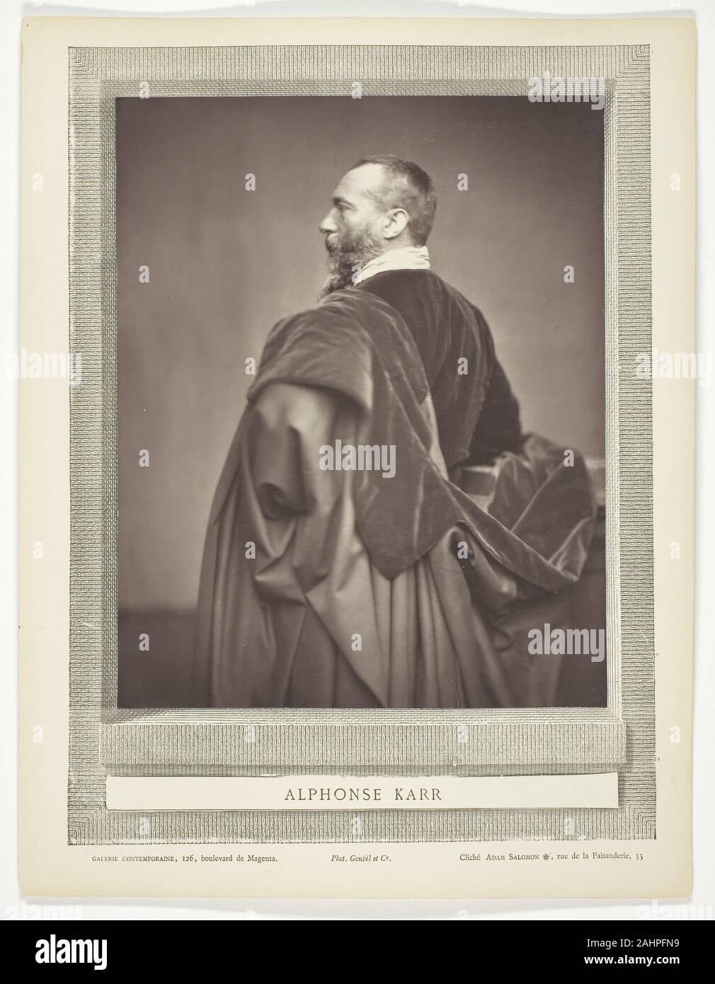 Antoine Samuel Adam-Salomon. Jean-Baptiste Alphonse Karr (French critic ...