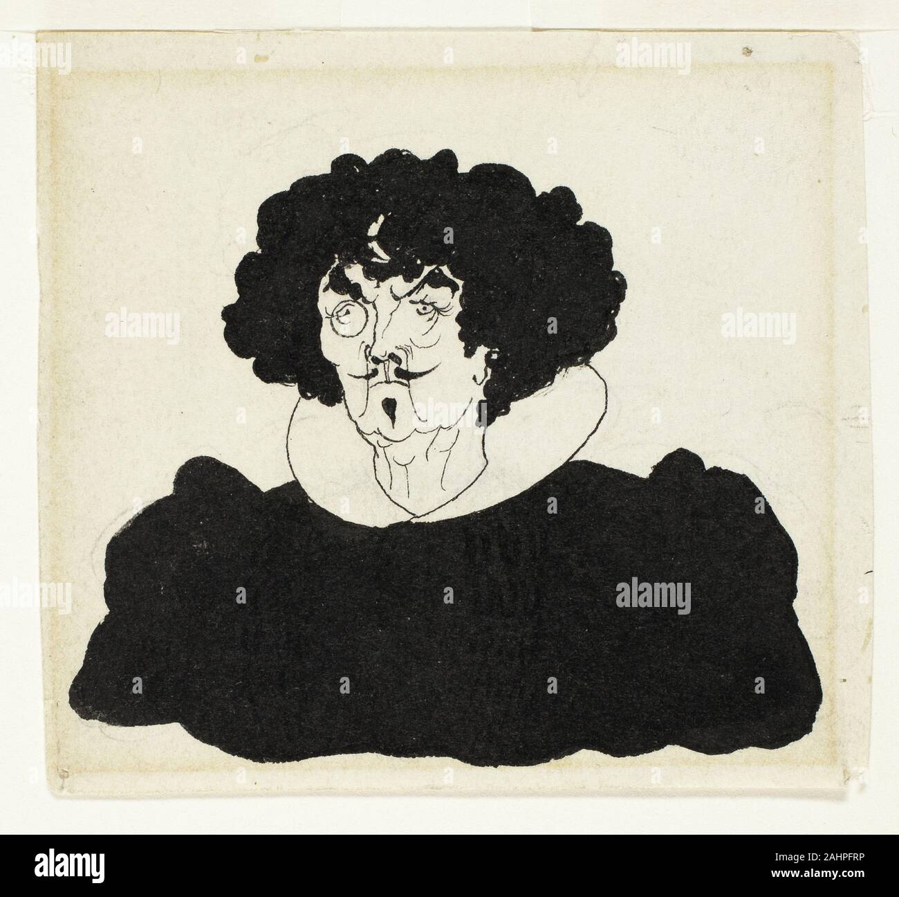 Aubrey Vincent Beardsley. Portrait of Whistler in Spanish 17th Century ...