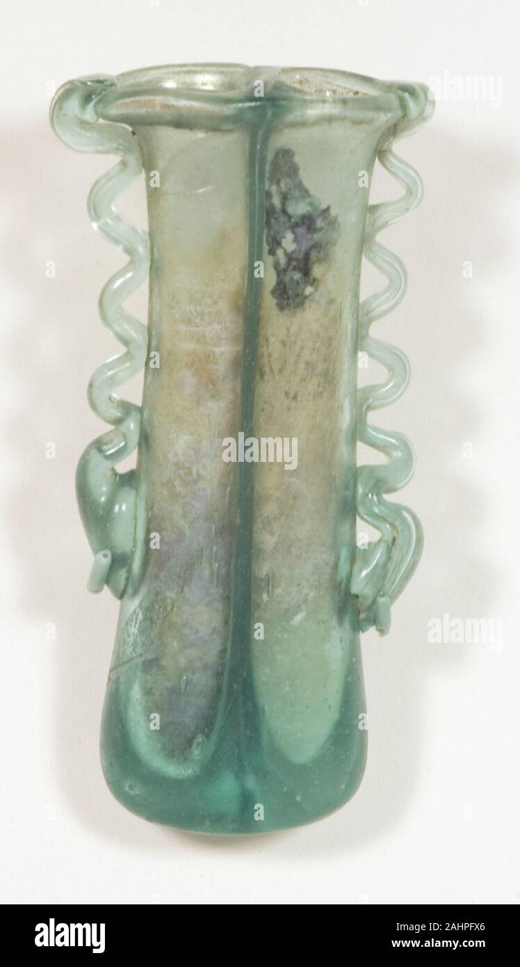 Byzantine. Kohl Container. 401 AD–600 AD. Levant. Glass, blown ...