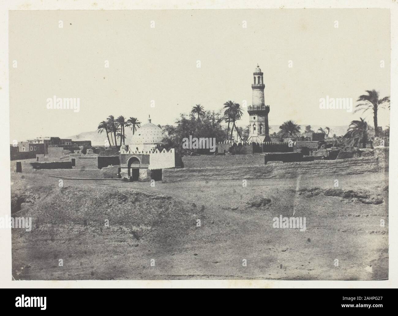 Maxime Du Camp. Mosquée d'El-Arif et Tombeau de Mourad-Bey, Haute ...