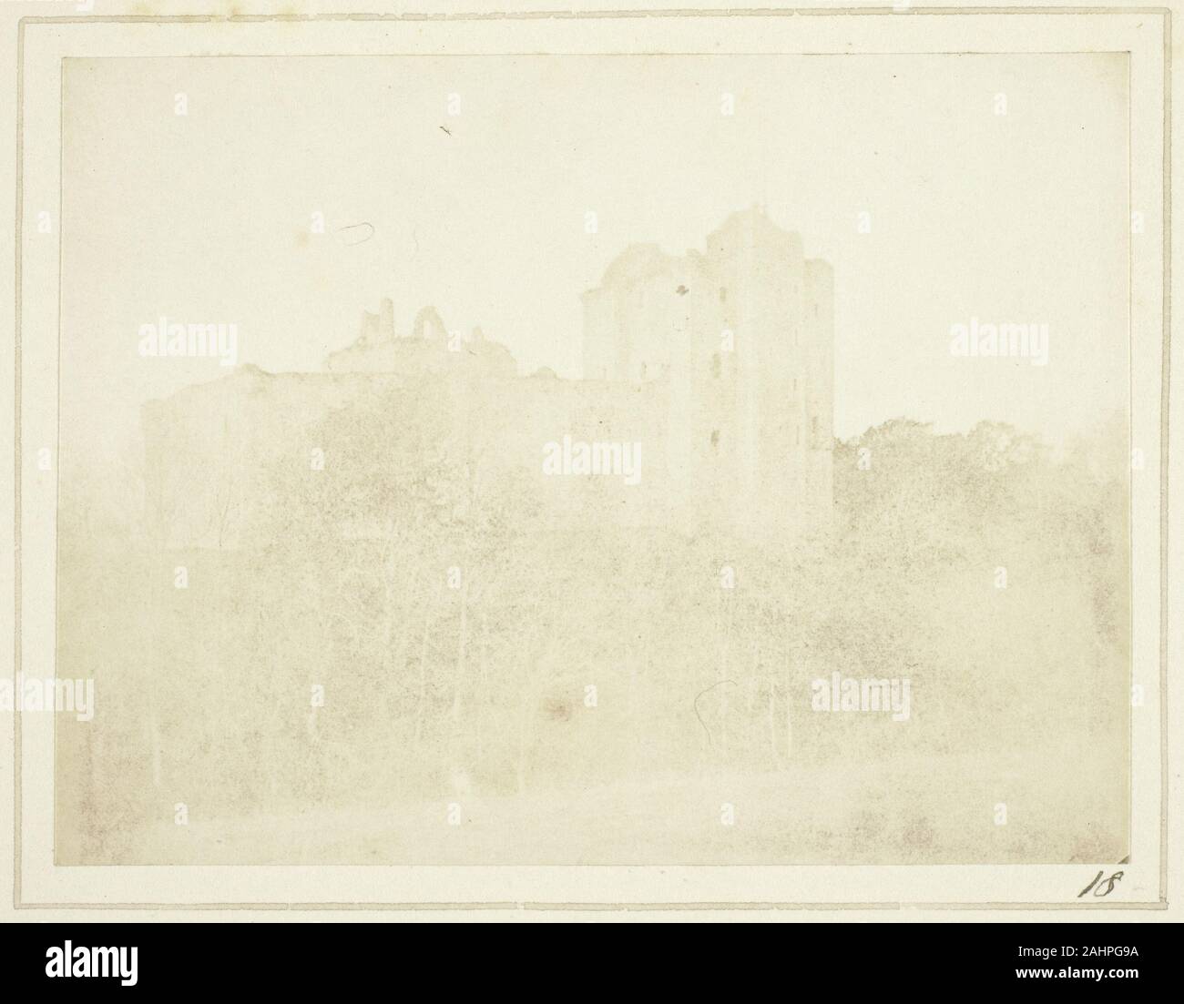 William Henry Fox Talbot. The Castle of Doune. 1844. England. Salted ...