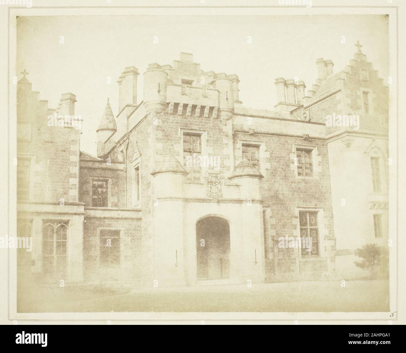 William Henry Fox Talbot. Hall Door, Abbotsford. 1844. England. Salted ...