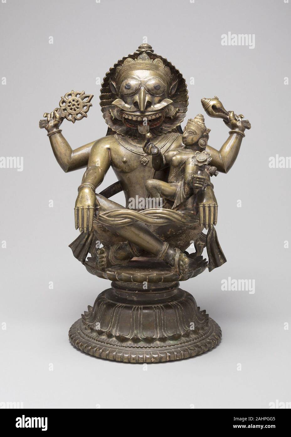Lion-Headed Incarnation of God Vishnu (Narasimha). 1401–1500. Orissa ...