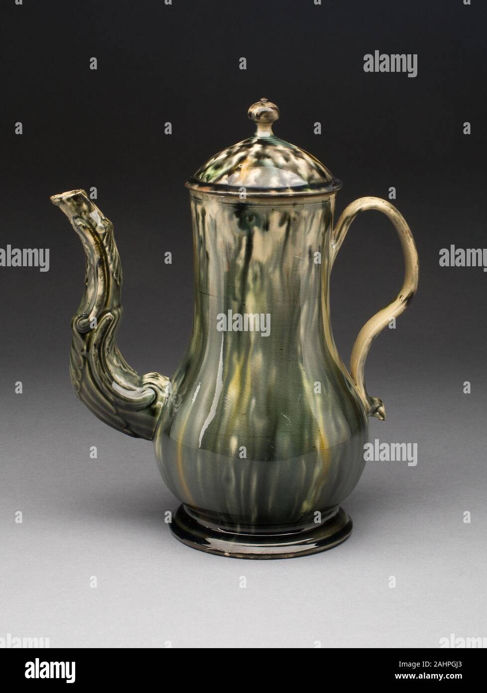 Coffee Pot. 1760–1770. Staffordshire. Lead-glazed earthenware ...