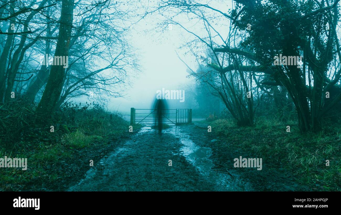 Ghostly figure mist hi-res stock photography and images - Alamy