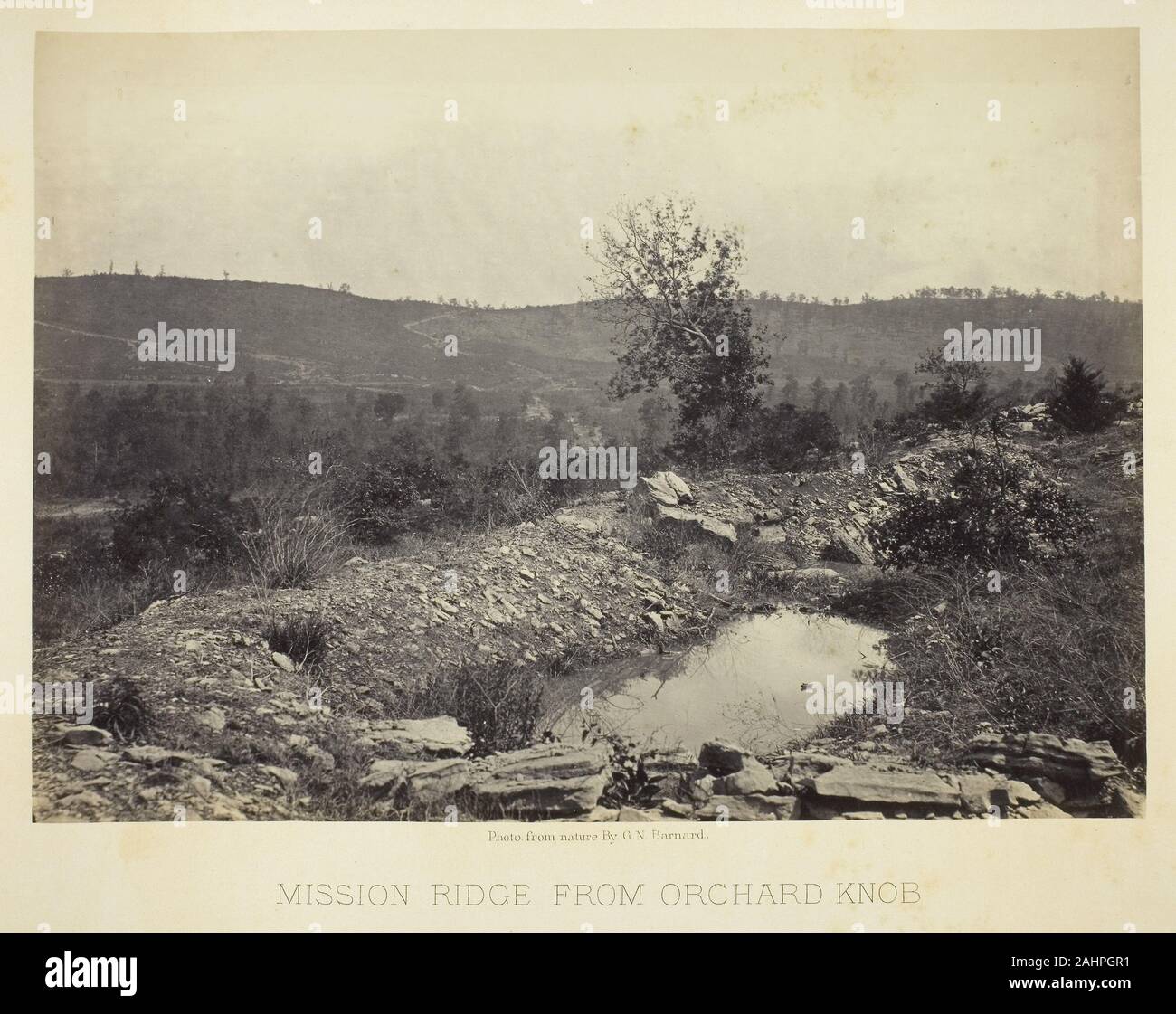 George N. Barnard. Mission Ridge from Orchard Knob. 1864–1866. United ...