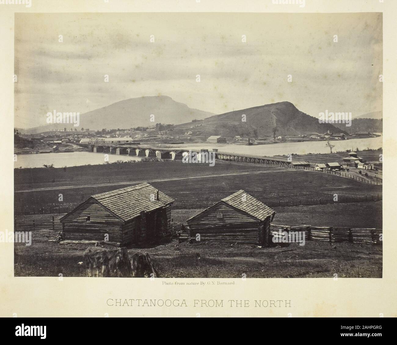 George N. Barnard. Chattanooga from the North. 1864. United States ...