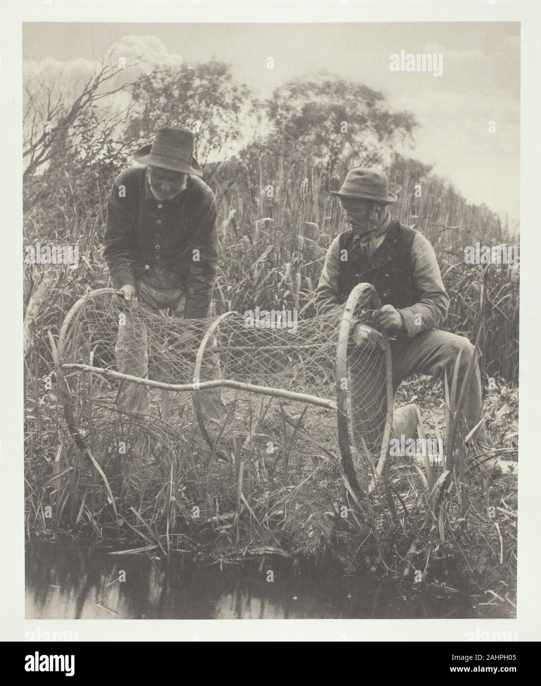 Peter Henry Emerson. Setting Up the Bow-Net. 1886. England. Platinum ...