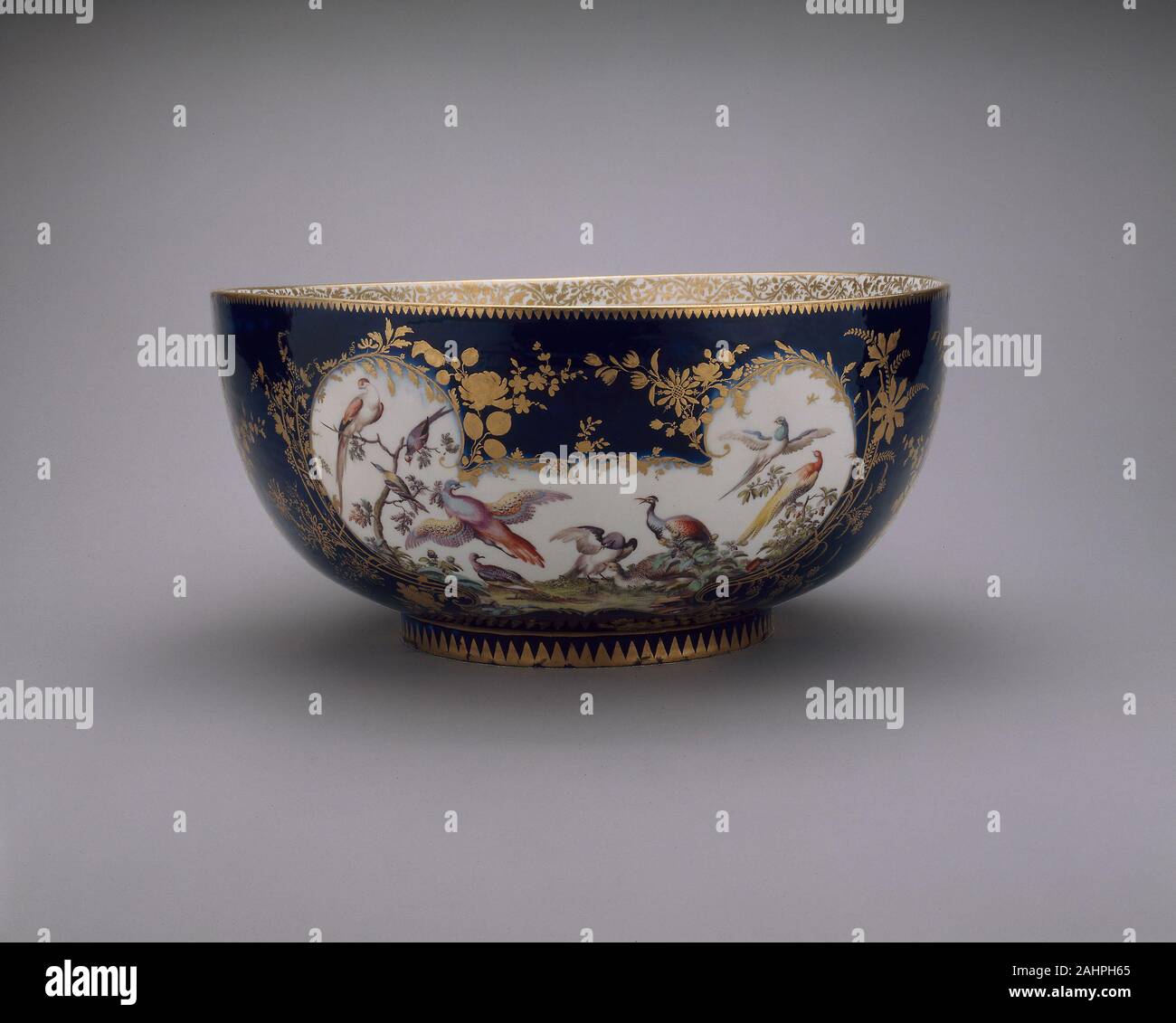 Chelsea Porcelain Factory. Punch Bowl. 1760–1770. Chelsea. Soft-paste ...