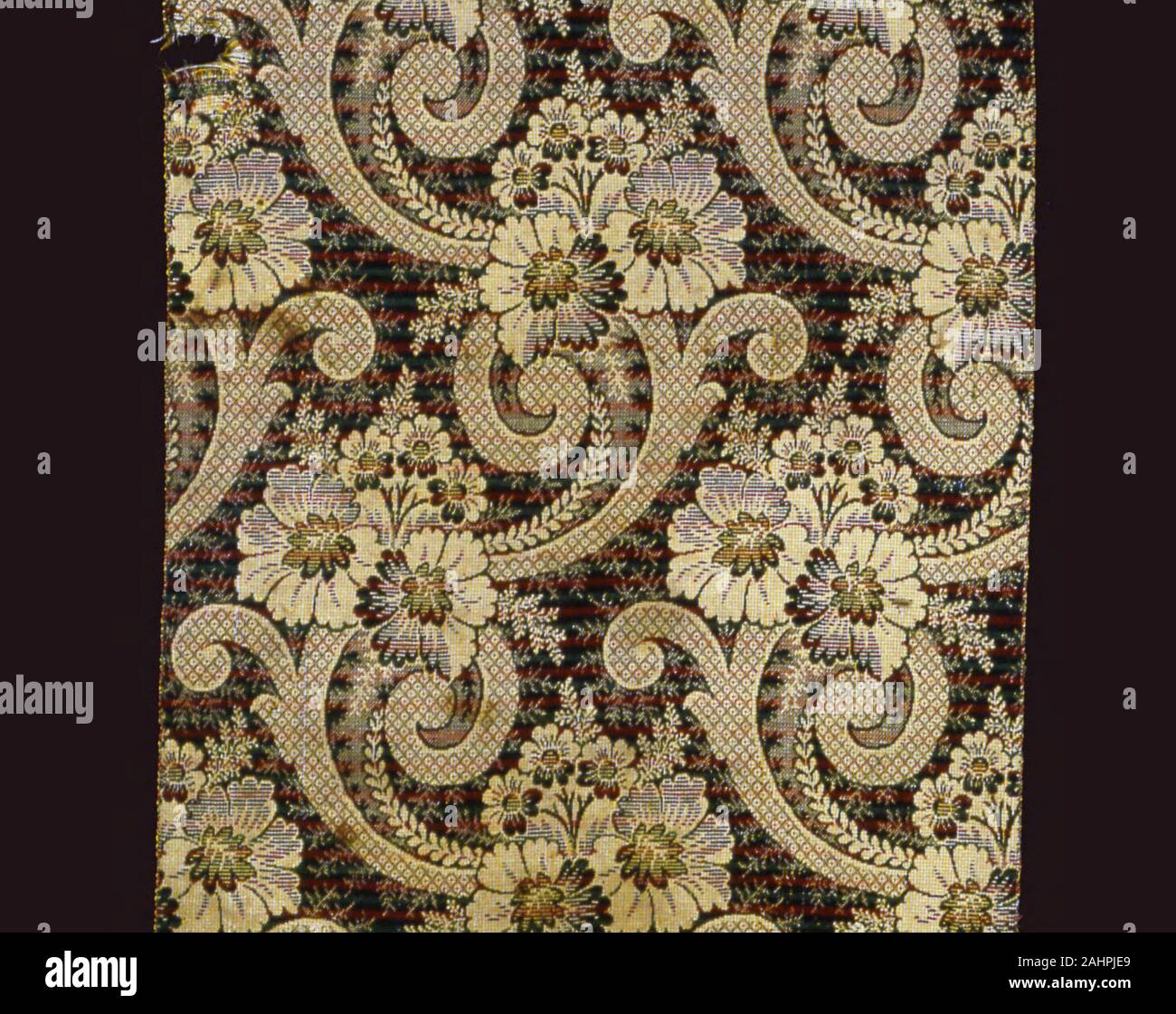 Woven on a loom with jacquard attachment hi-res stock photography and ...