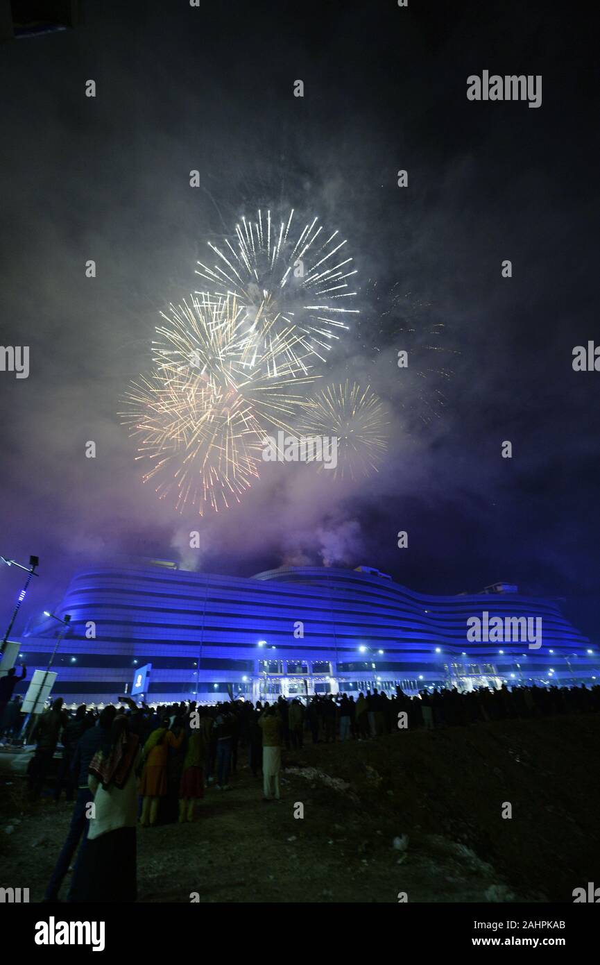 New year fireworks pakistan hi-res stock photography and images - Alamy