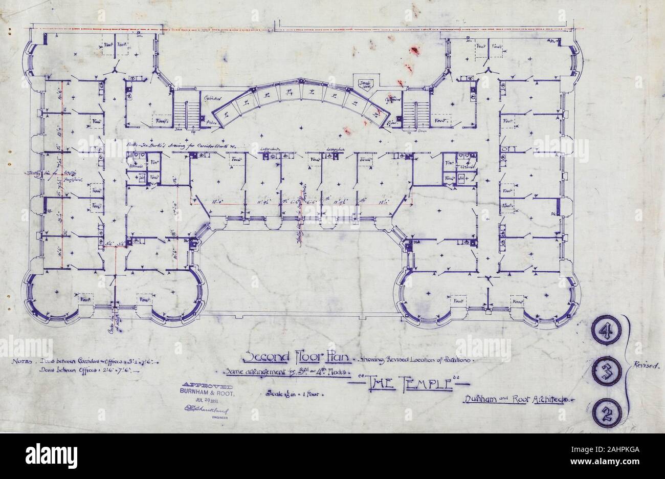 Burnham and Root (Architect). Women's Temple Building, Chicago ...