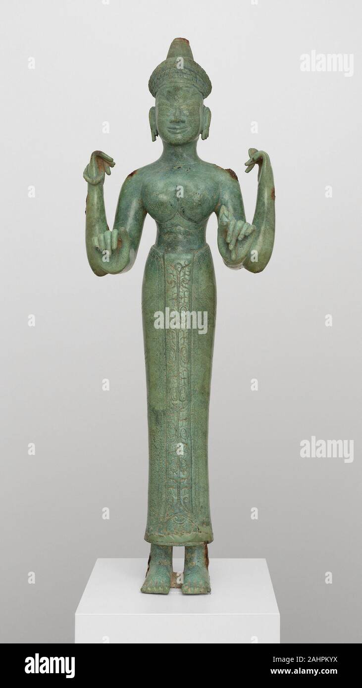 A Goddess, possibly Uma. 850 AD–950 AD. Vietnam. Bronze Stock Photo - Alamy