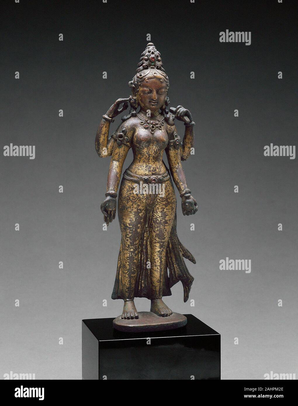 Sarasvati, Goddess of Wisdom, Holding a Book and a Water Pot. 901 AD ...