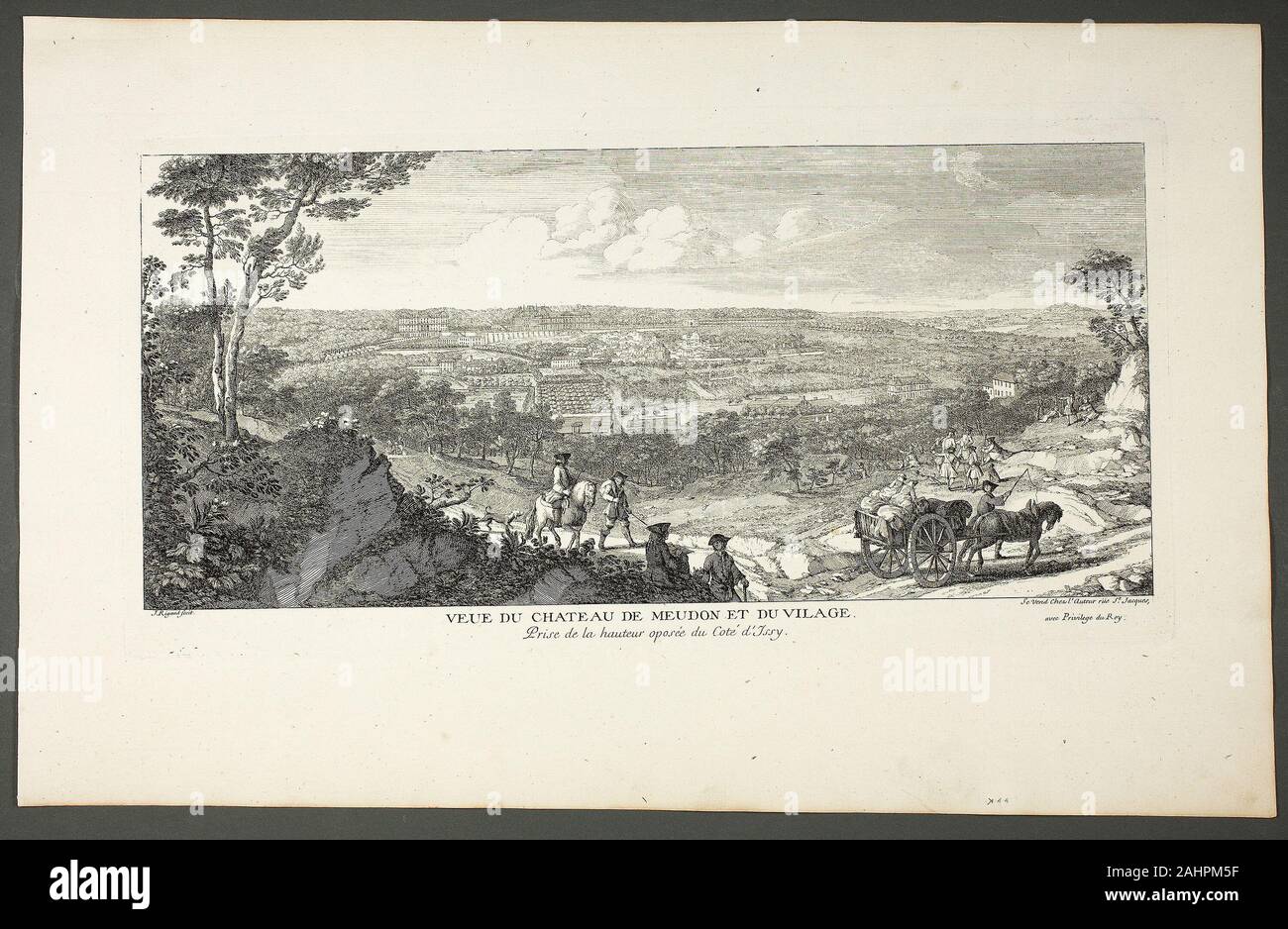 Jacques Rigaud. View of Meudon Palace and Village. 1762–1810. England ...