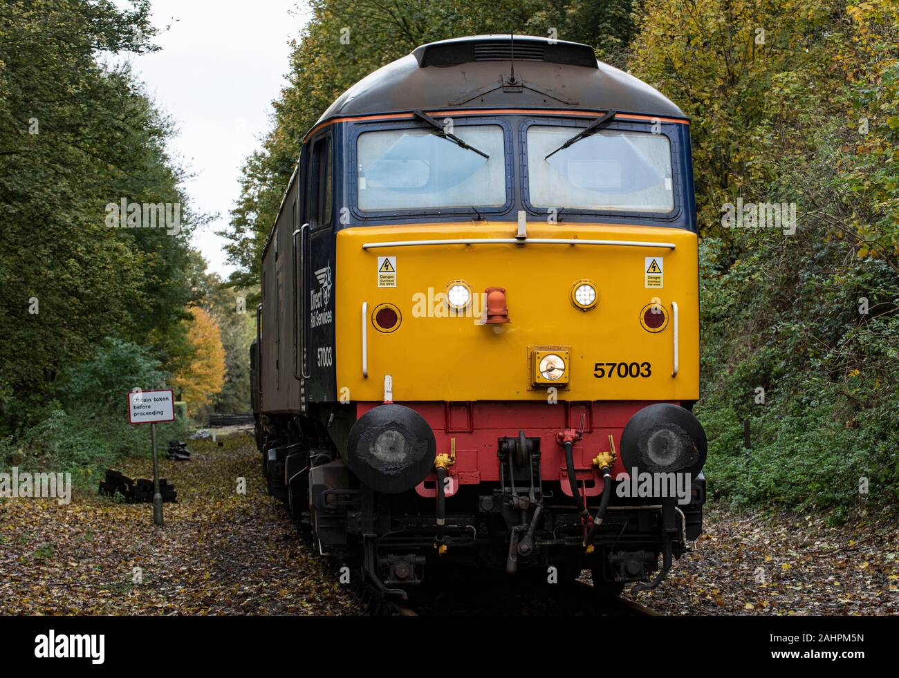 Class 57 engine Stock Photo - Alamy