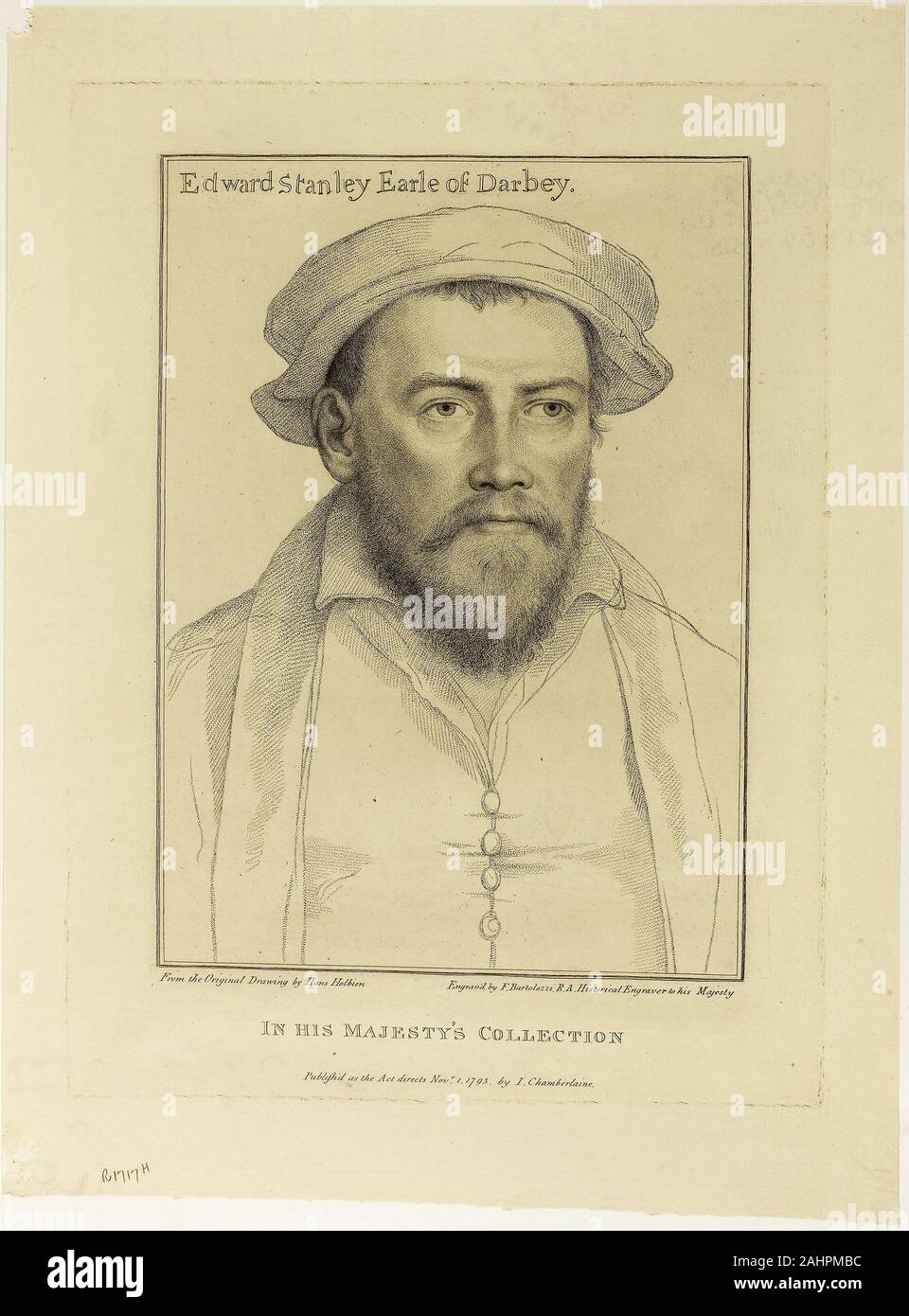 Francesco Bartolozzi. Edward Stanley, Earl of Derby. 1793. Italy ...