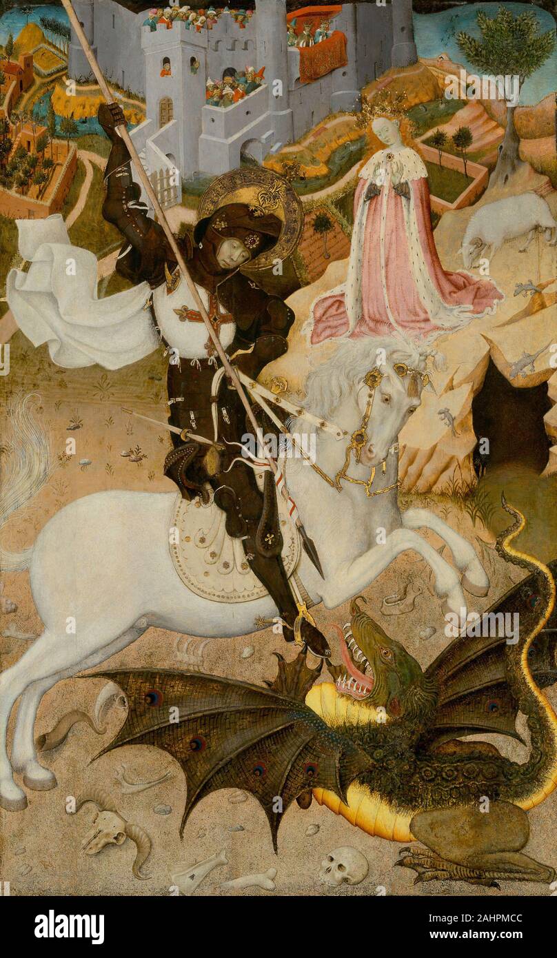 Bernat Martorell. Saint George and the Dragon. 1434–1435. Spain ...