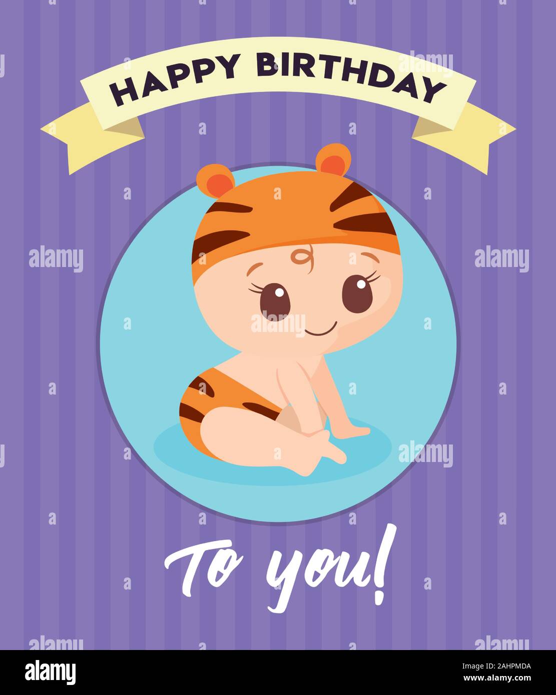 baby cartoon design, Happy birthday card celebration decoration ...