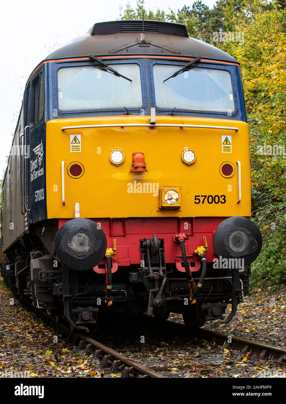 Class 57 engine Stock Photo - Alamy