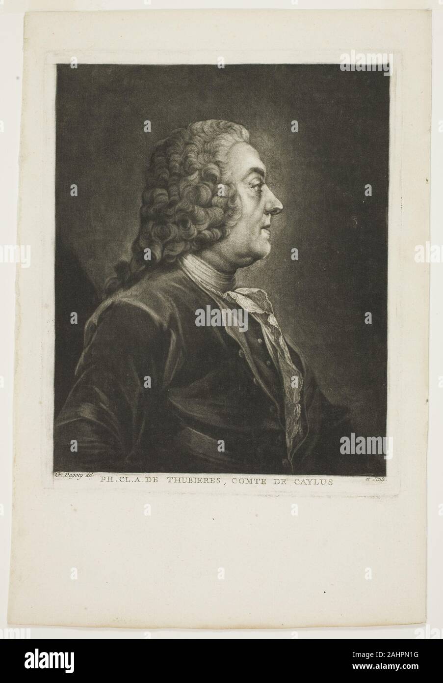 Jean Baptiste André Gautier d'Agoty. Philippe Claude Tubières, Comte de ...
