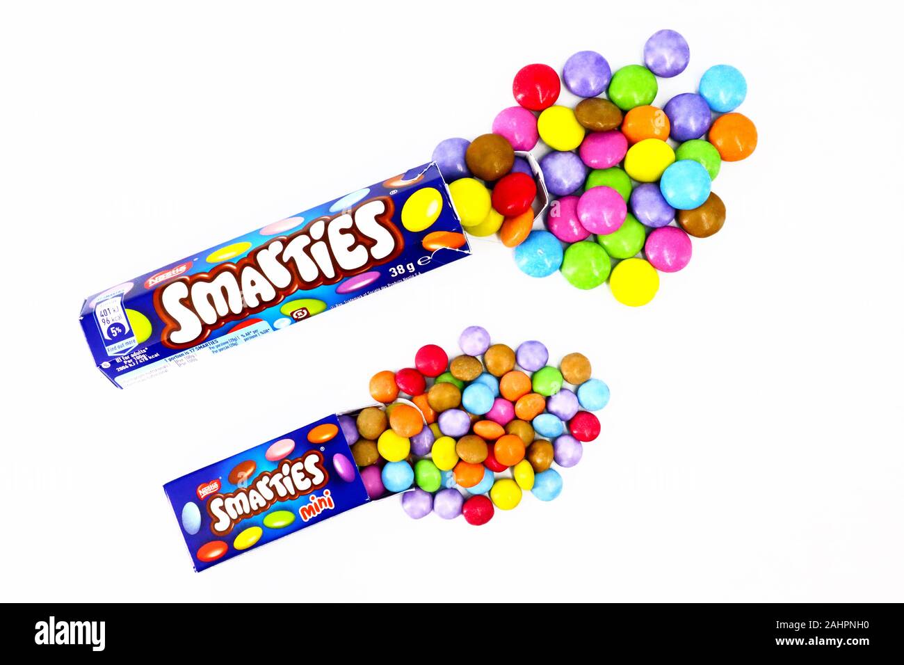 Smarties box hi-res stock photography and images - Alamy