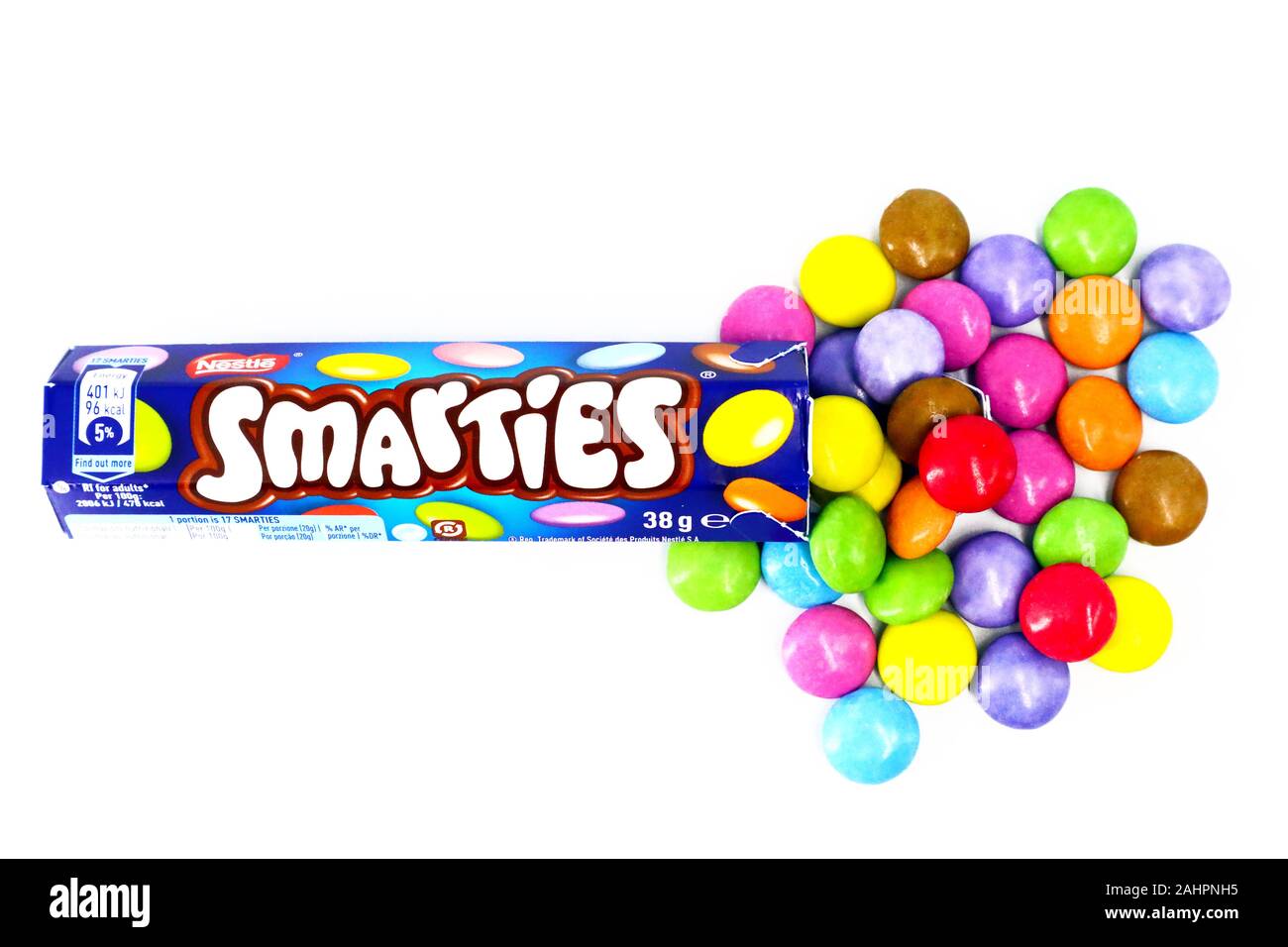 Smarties tube hi-res stock photography and images - Alamy