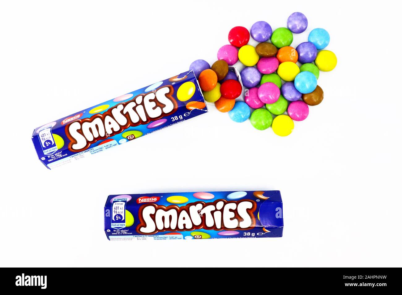 Smarties tube hi-res stock photography and images - Alamy